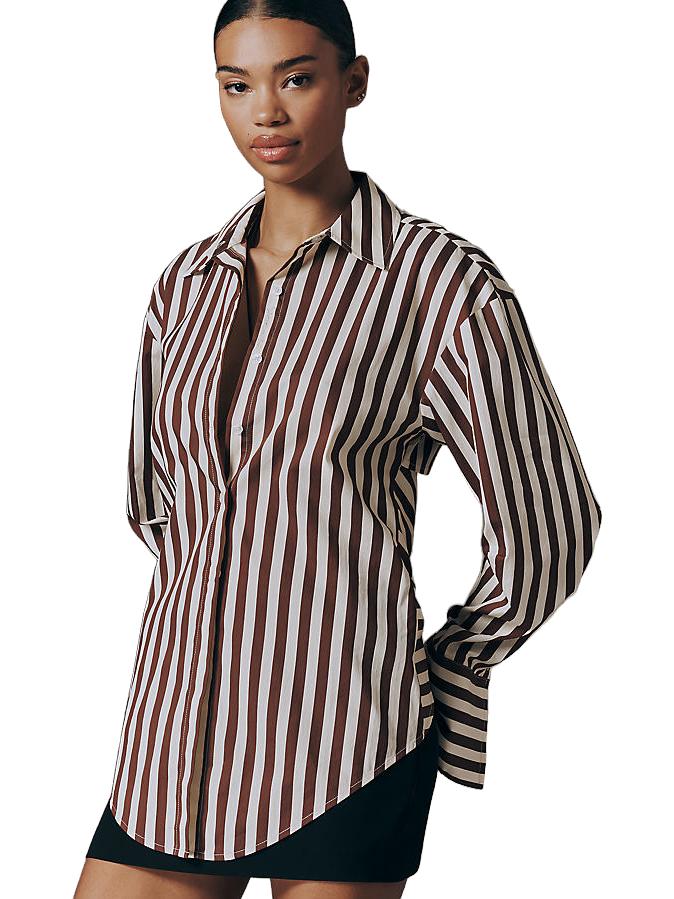 SIMONMILLER Loch Poplin Buttondown Top